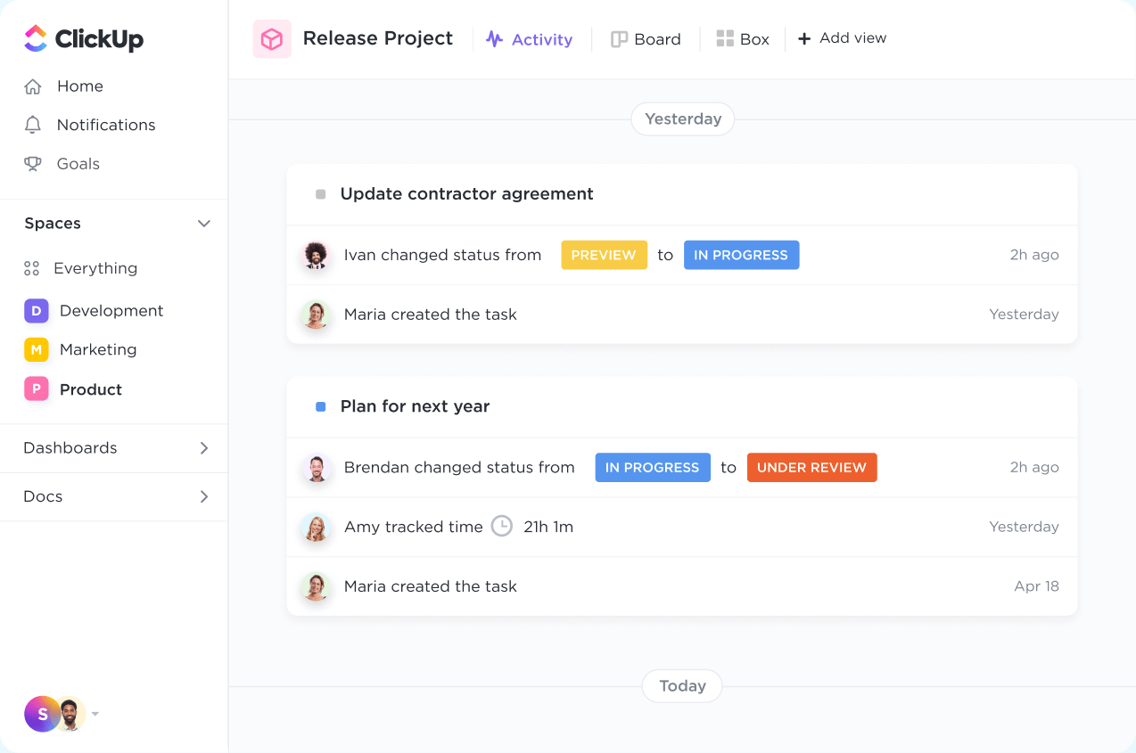 ClickUp™ - View your work, your way.
